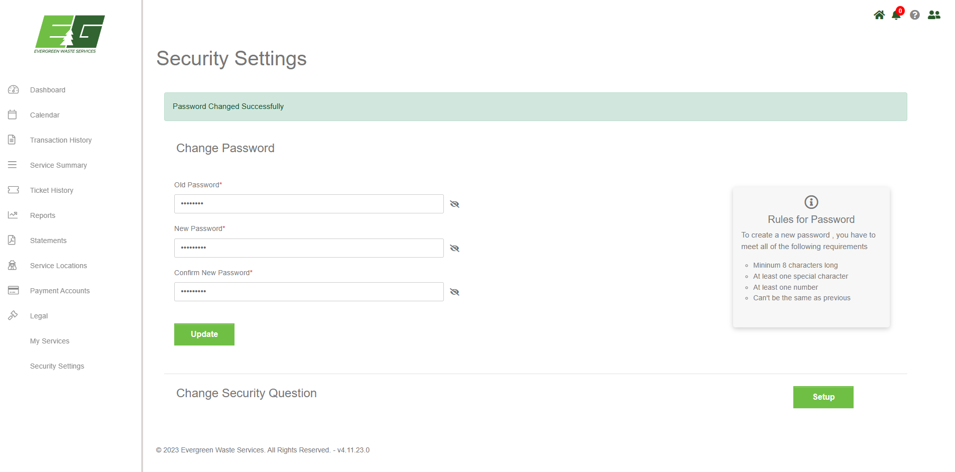 Online Bill Pay – Evergreen Waste Services