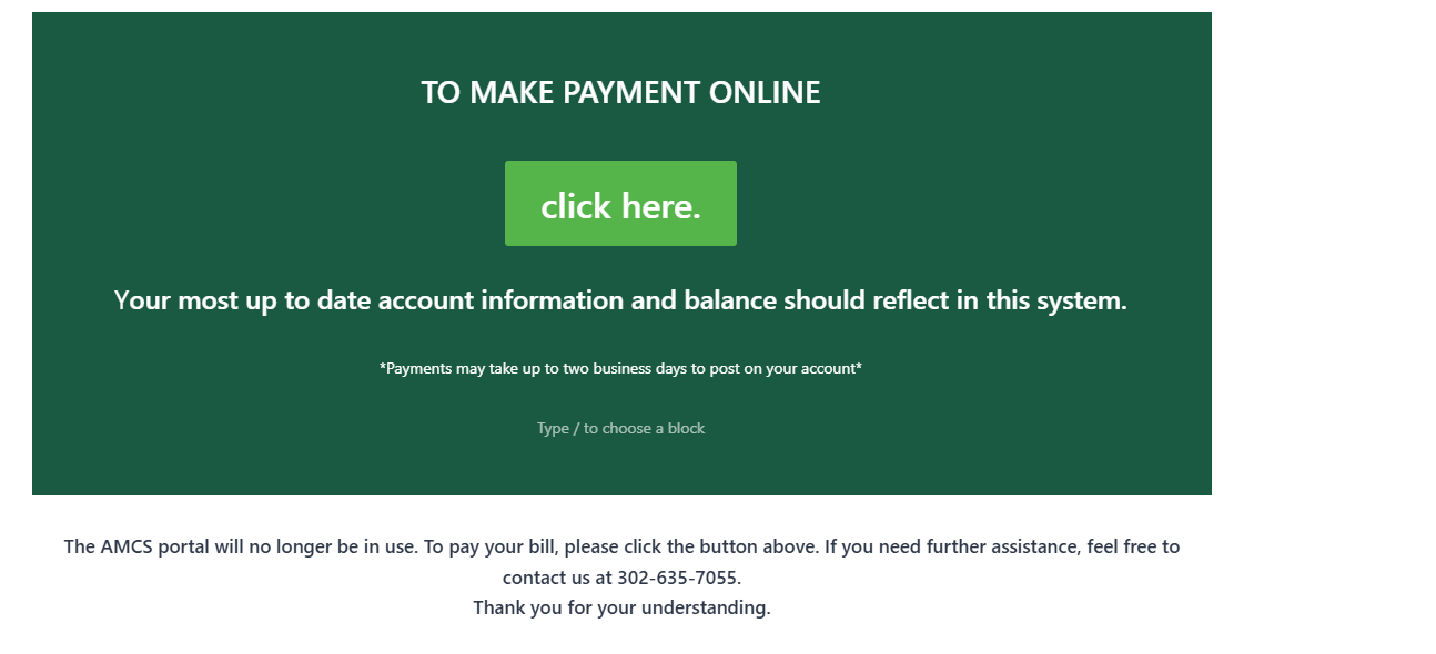 Make a Payment – Evergreen Waste Services